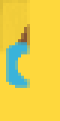 Blue Banana Banner Minecraft Banner