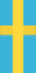 Sweden Flag Minecraft Banner