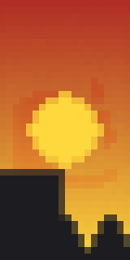 Sunset Banner Minecraft Banner