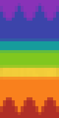 Rainbow flag Minecraft Banner