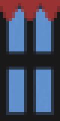 Windows With curtain Minecraft Banner