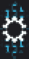 Mystic Light Blue Symbol Mirrored Minecraft Banner