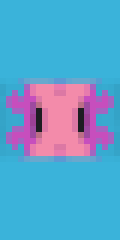 Axolotl-Ajolotl-Ajolote Minecraft Banner