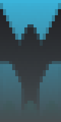 Silvervein Crow Minecraft Banner