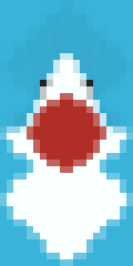 Tancho Kohaku Koi/Goldfish Minecraft Banner
