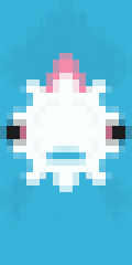 Cyan Axolotl Banner Minecraft Banner