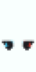 red blue eye Minecraft Banner