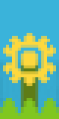 Sunflower Minecraft Banner