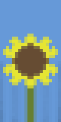 sunflower Minecraft Banner