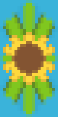 sunflower Minecraft Banner