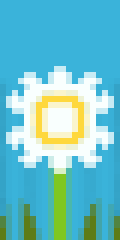 Oxeye Daisy Minecraft Banner