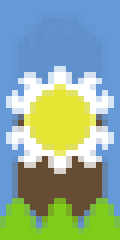 a minecraft oxeye daisy in a flower pot Minecraft Banner