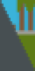 side cliff Minecraft Banner