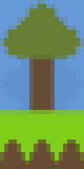 Tree Floating Island Minecraft Banner