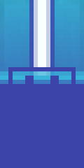 Blue beacon Minecraft Banner