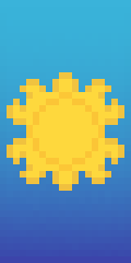 Sun Banner Minecraft Banner