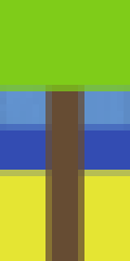 Desert Island Minecraft Banner