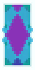 Minecraft Light blue and purple diamond banner 💠🤑🫥 Minecraft Banner