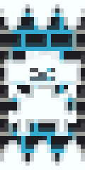 The white thing Minecraft Banner