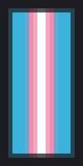 PrideFlag: Trans Minecraft Banner