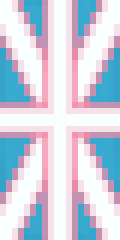 Union Jack (trans) Minecraft Banner