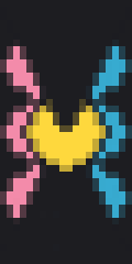 Pansexual Heart Minecraft Banner