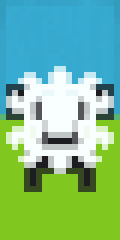 light gray sheep Minecraft Banner