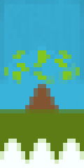 Elven tree Minecraft Banner