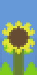 Sunflower Minecraft Banner