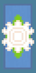 Lily pad Flower Minecraft Banner