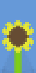 Sunflower Minecraft Banner