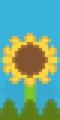 Sunflower (commands only) Minecraft Banner