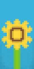 Sunflower Minecraft Banner