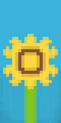 Sunflower Minecraft Banner
