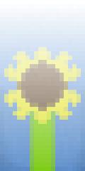 Sunflower Minecraft Banner