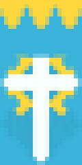 Immaculate Conception Virgin Mary Minecraft Banner