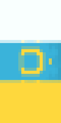 Flag of Canary Islands Minecraft Banner