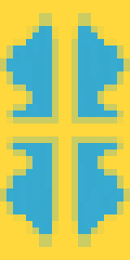 colder swedish flag Minecraft Banner