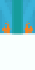 Faceless mudkip Minecraft Banner