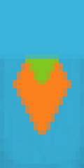 Carrot Shield Minecraft Banner
