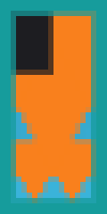 Orange Fish Banner Minecraft Banner