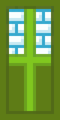 Forest Tardis Minecraft Banner