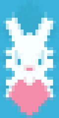 Bunny🩷banner (´ `ʃ♡ƪ) Minecraft Banner