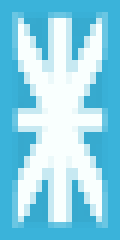 Large Snowflake by ChristianCraftr Minecraft Banner