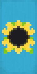 Sunflower Minecraft Banner