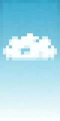 cloud in sky Minecraft Banner