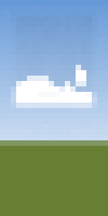 Single Cloud Minecraft Banner