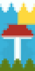 mushroom Minecraft Banner