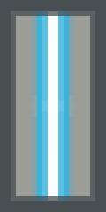 Demiboy Pride Flag with Gray Border Minecraft Banner