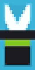 Green and Blue Magic Hat Minecraft Banner